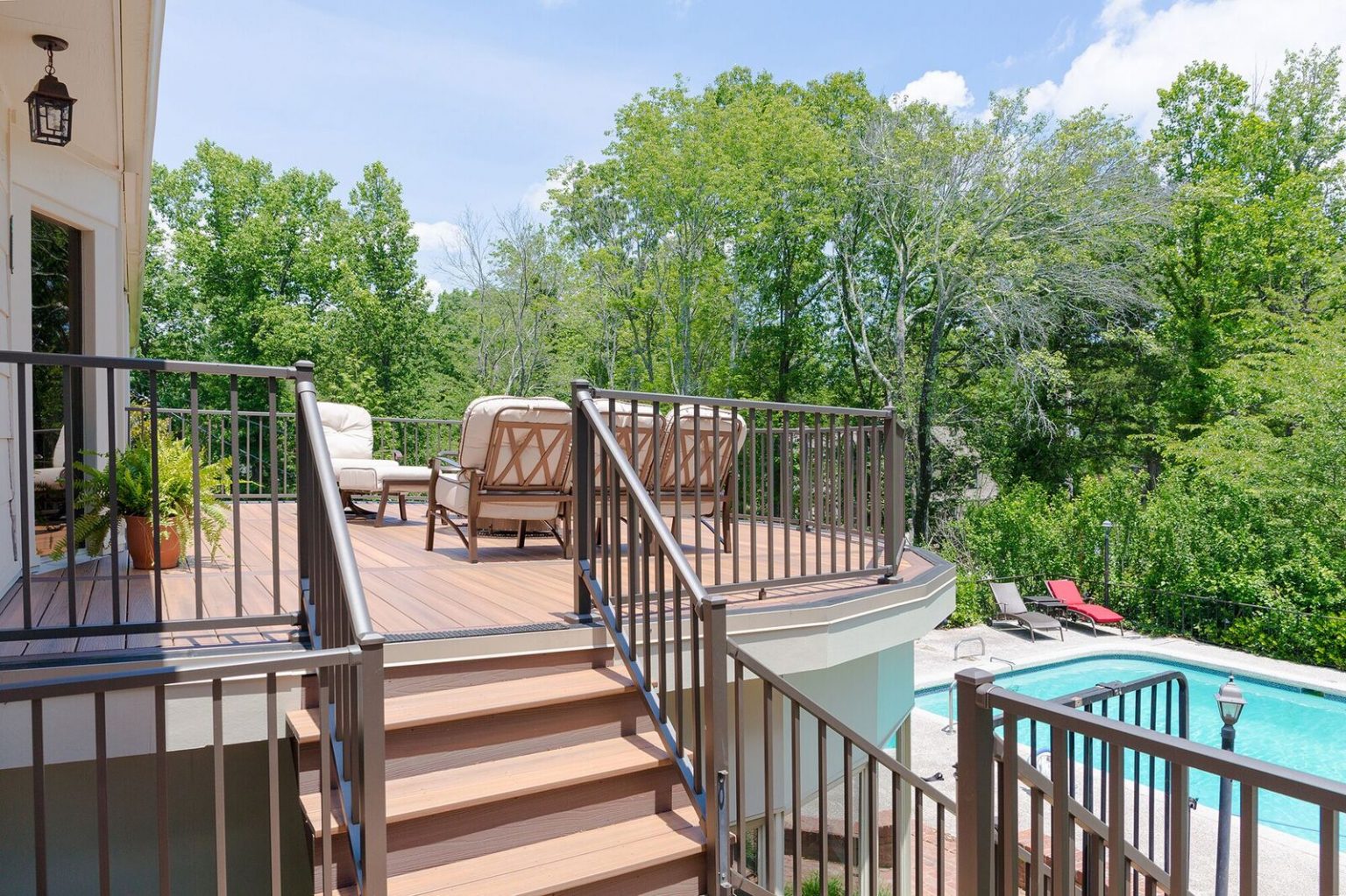 Great Ideas for Elevated Decks with Stairs That You’ll Love - HOMIVI