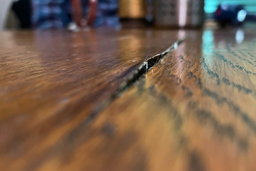 How to Fix Water Damaged Swollen Wood Furniture - HOMIVI